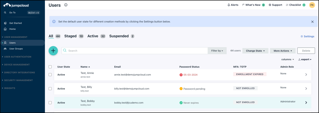 Secure Admin Portal Logins with Advanced MFA Options - JumpCloud