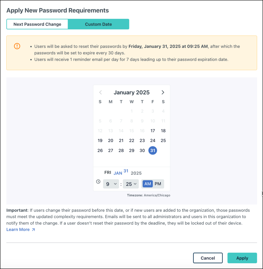 Manage Your Password Expiration Strategy - JumpCloud