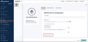 RADIUS Configuration and Authentication - JumpCloud