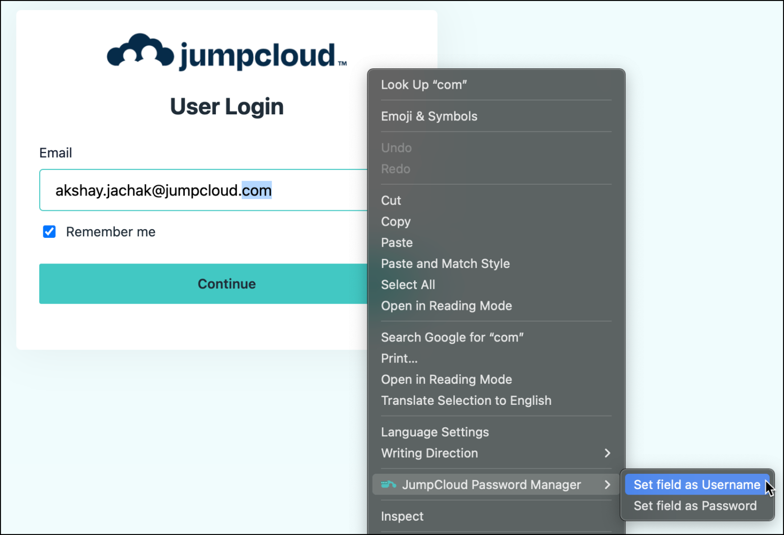 JumpCloud Password Manager Browser Extension - JumpCloud