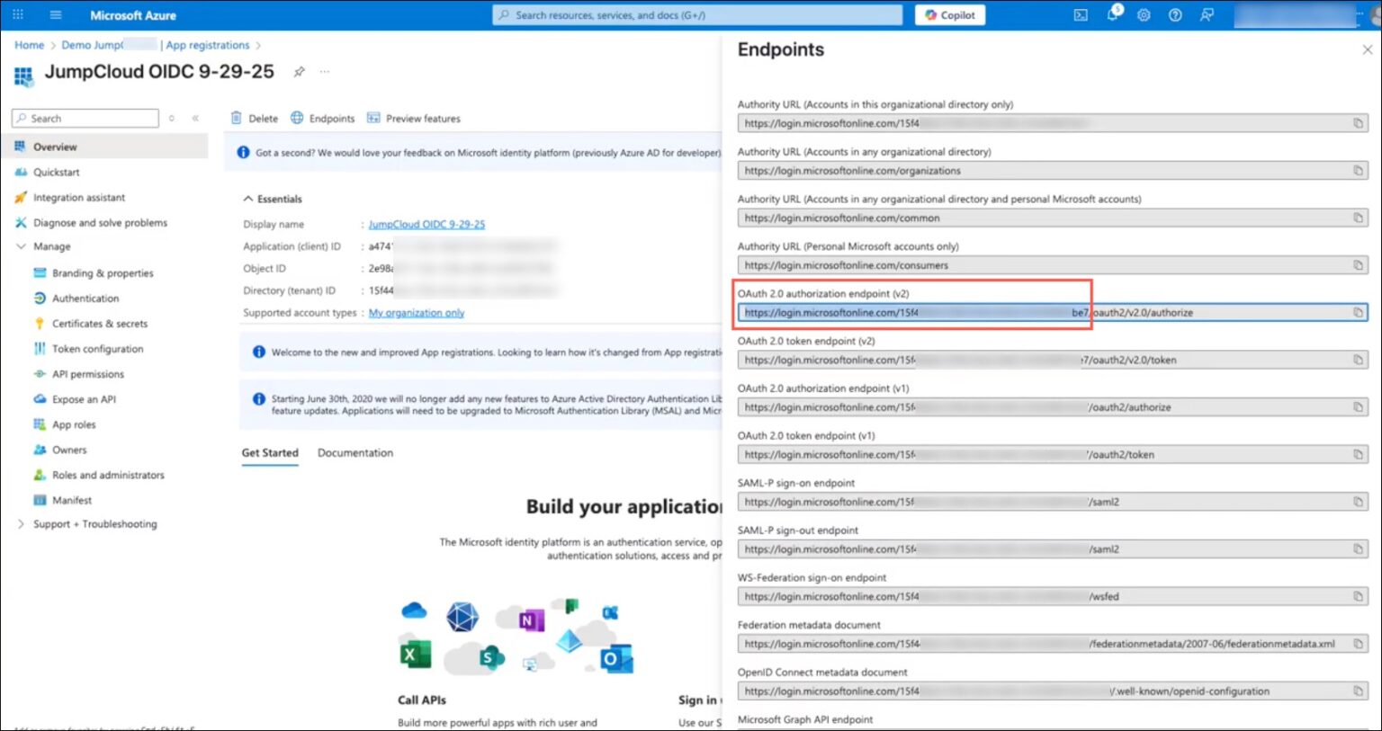Configure Entra ID as an Identity Provider - JumpCloud