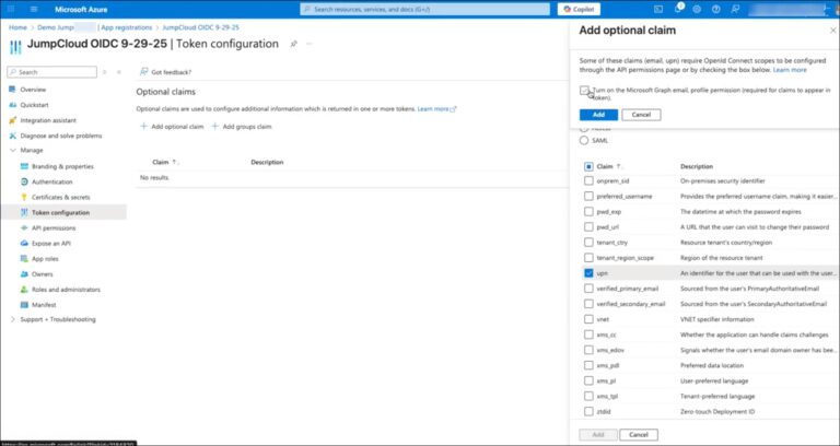 Configure Entra ID as an Identity Provider - JumpCloud