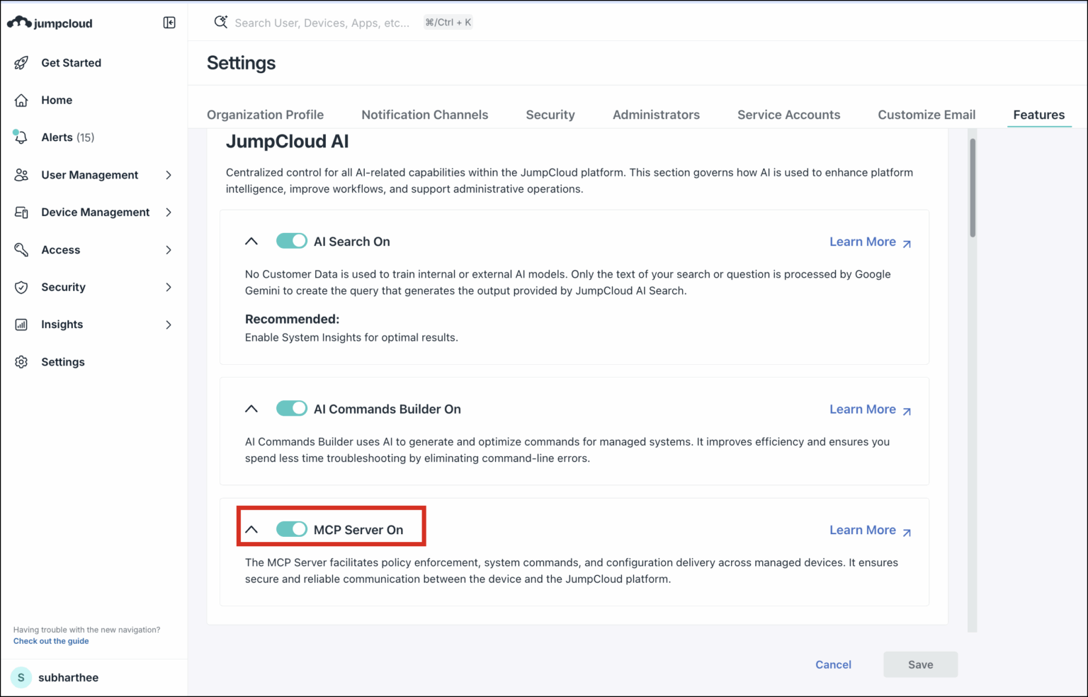 Get Started: JumpCloud MCP Server - JumpCloud