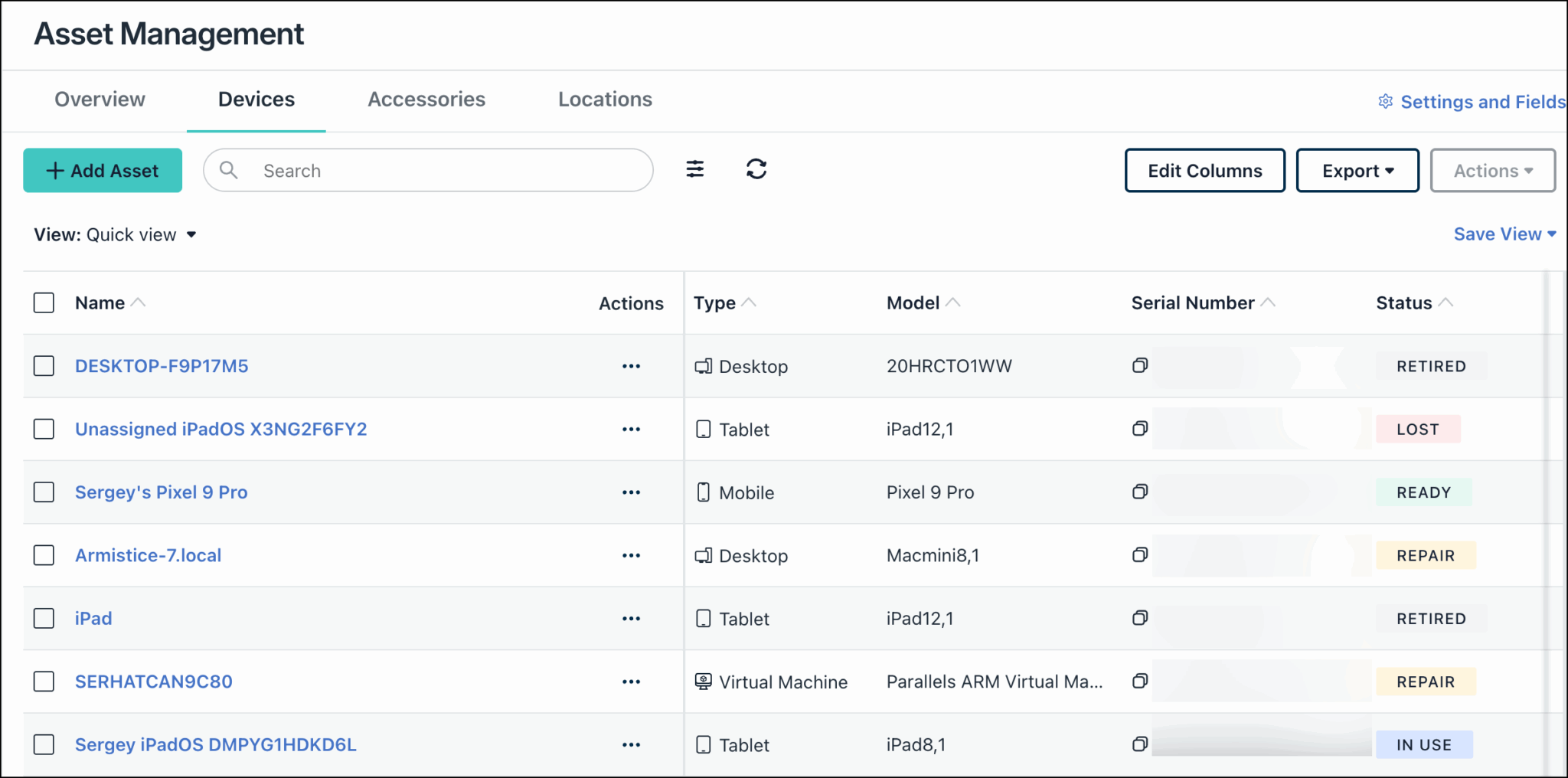 Configure Asset Management - JumpCloud