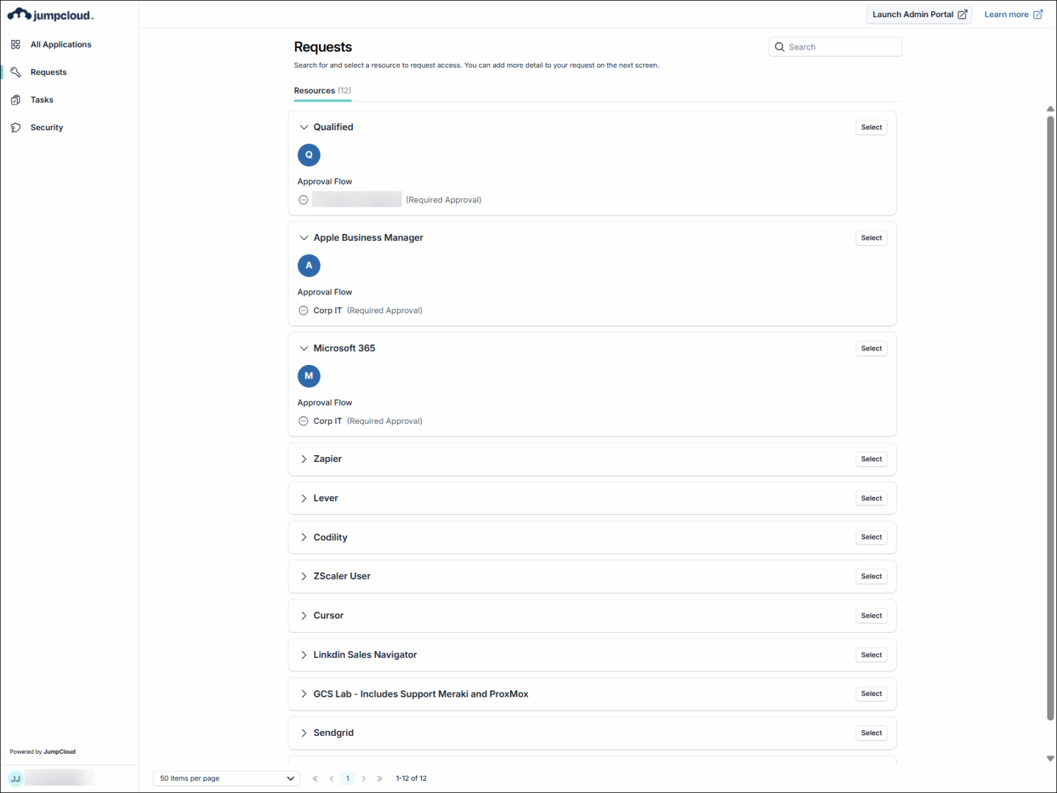 Updated User Portal Experience - JumpCloud